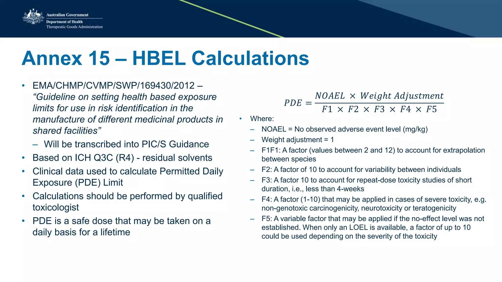 PIC/S Guide to GMP PE009-13 - Key changes to Annex 15 - Qualification ...