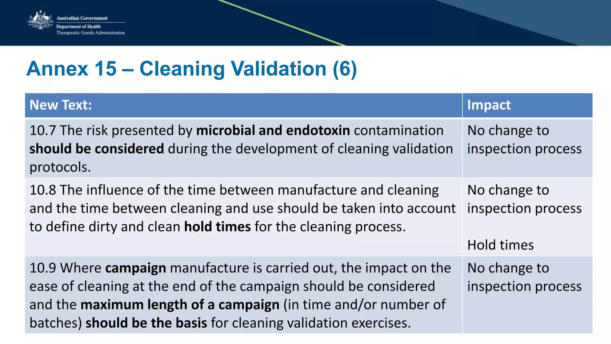 PIC/S Guide to GMP PE009-13 - Key changes to Annex 15 - Qualification and validation | PPTX