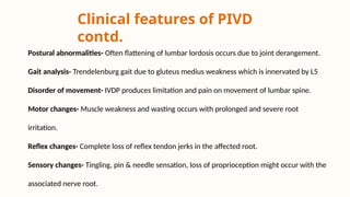 PIVD & Lumbar spinal stenosis,Orthopaedics | PPTX
