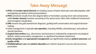 PIVD & Lumbar spinal stenosis,Orthopaedics | PPTX