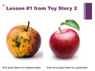 Lesson Learned from Pixar in Managing Collective Creativity | PPTX