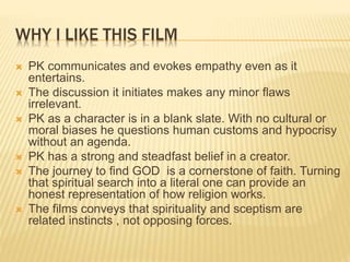 Presentation on Movie pk | PPTX