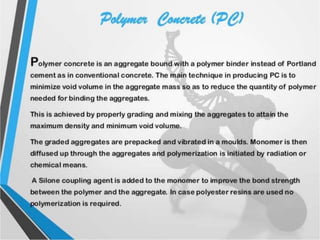 polymer concrete | PPT