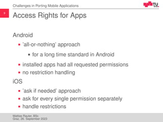 Portability of Mobile Applications | PPT