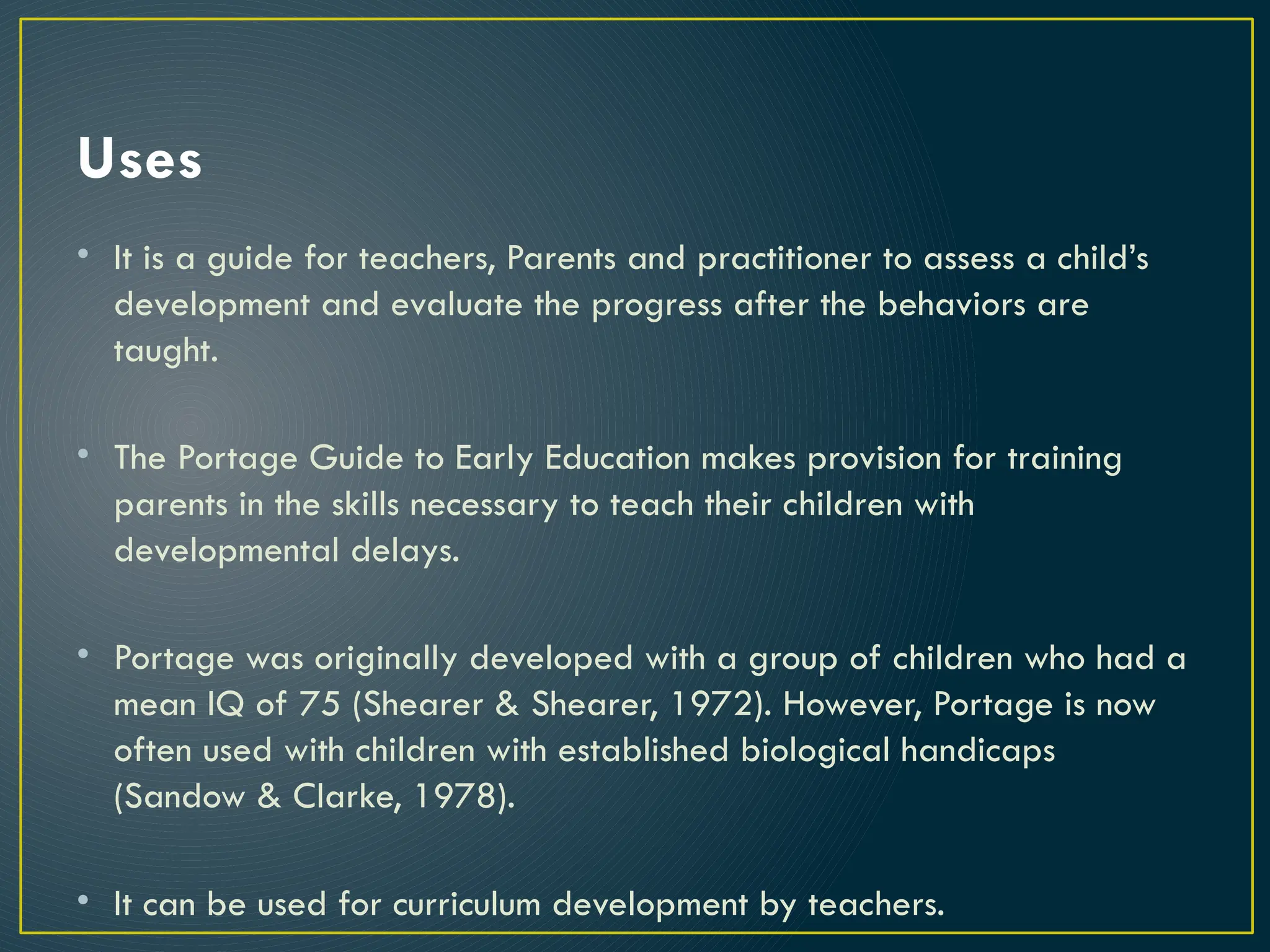 Presentation - PORTAGE GUIDE TO EARLY EDUCATION (PGEE).pptx