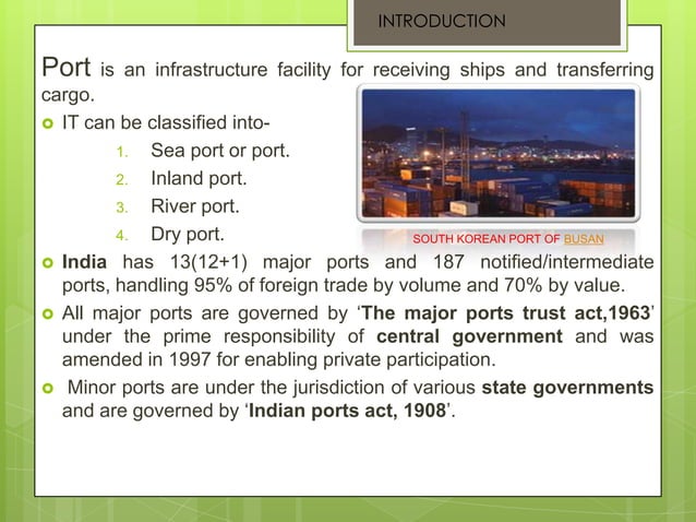 PPP in Ports | PPT