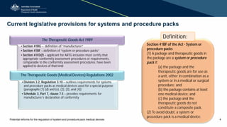TGA Presentation: Potential reforms for the regulation of system and ...