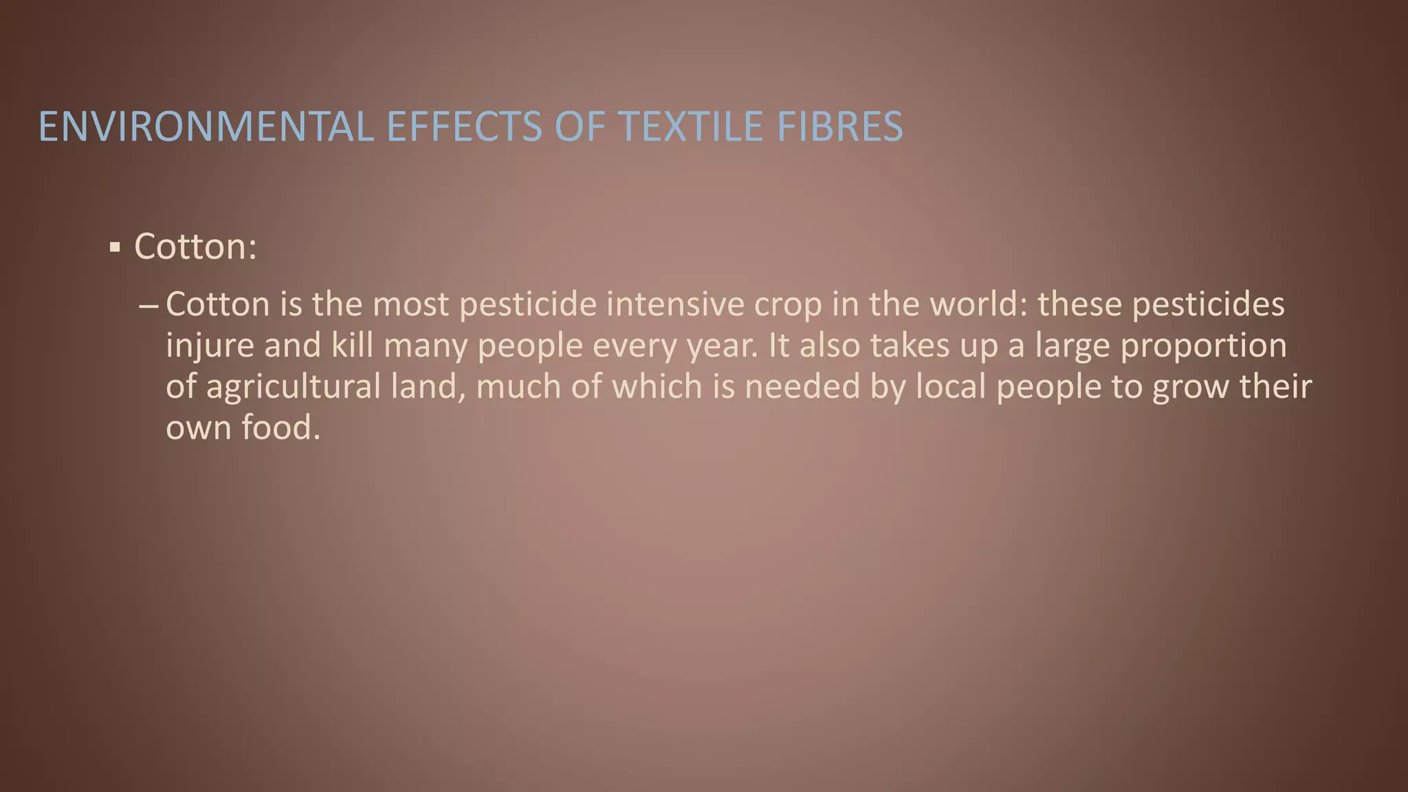 Presentation on process, pollution and control in textile industry | PPT