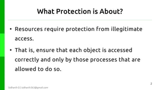 Protection in Operating System Layer | PDF | Operating Systems ...