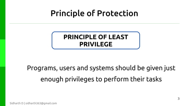 Protection in Operating System Layer | PPT