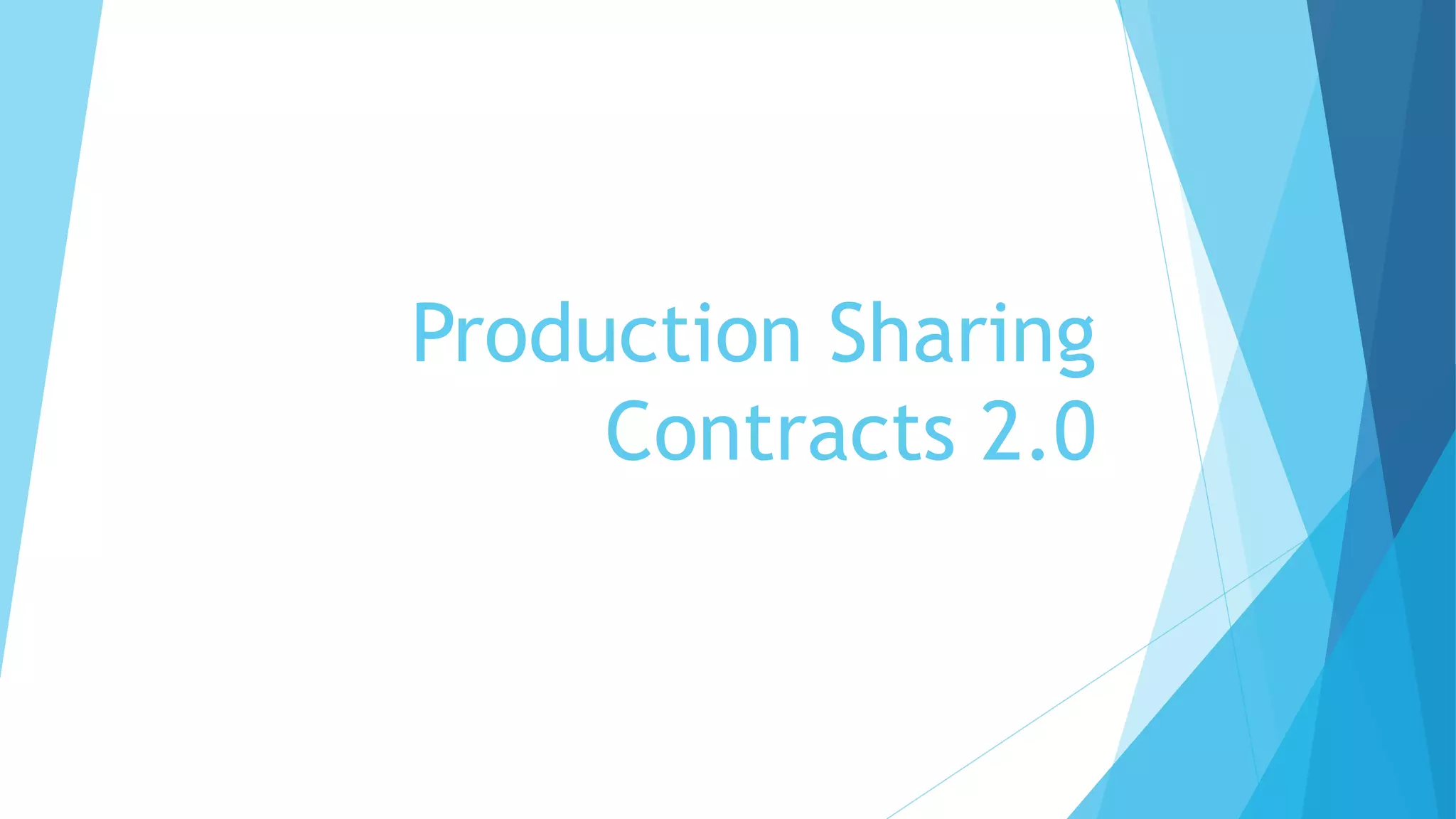 PRODUCTION SHARING CONTRACTS (By Edwin Kimani & Kate Mavuti) | PPTX