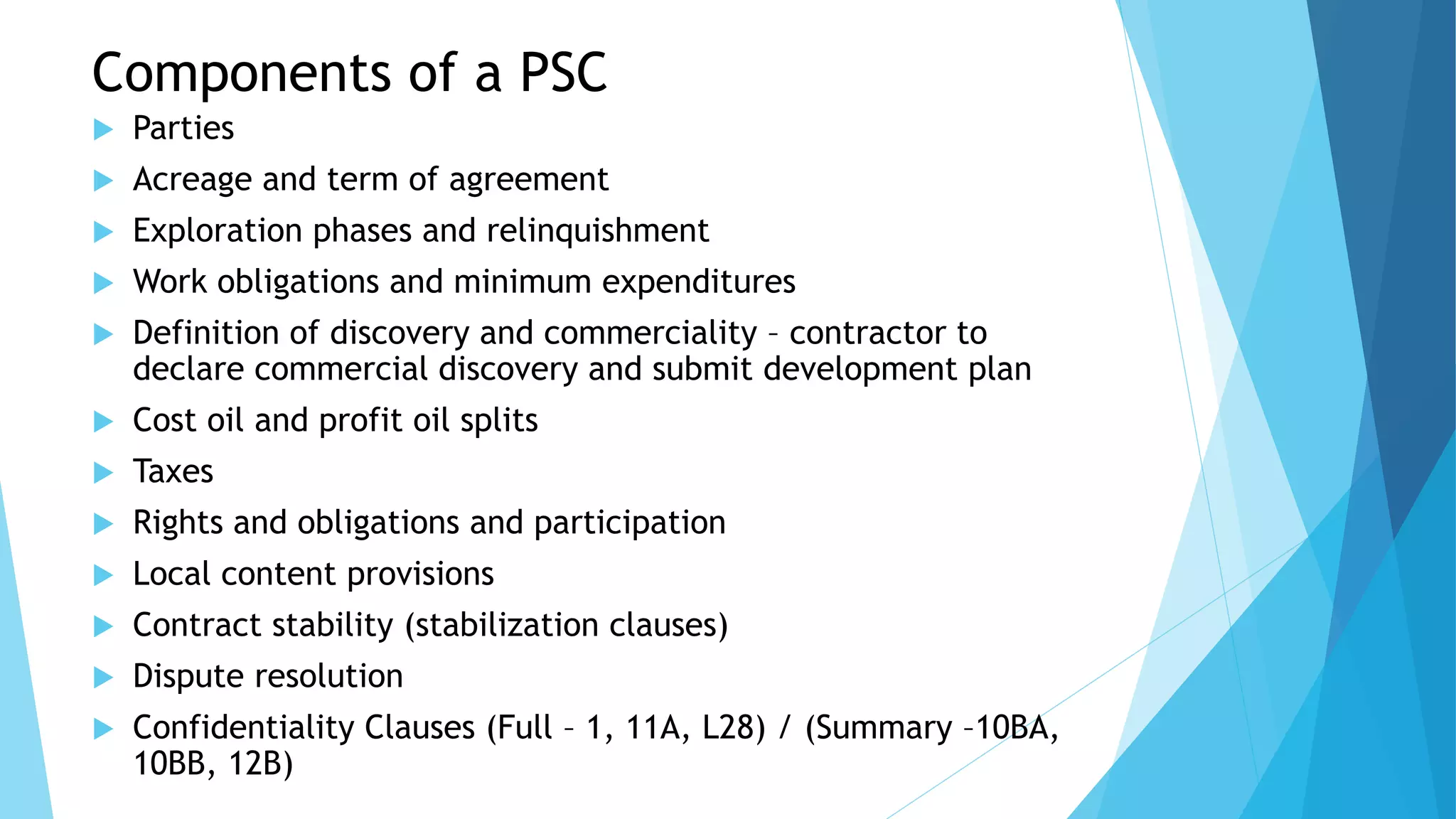 PRODUCTION SHARING CONTRACTS (By Edwin Kimani & Kate Mavuti) | PPTX