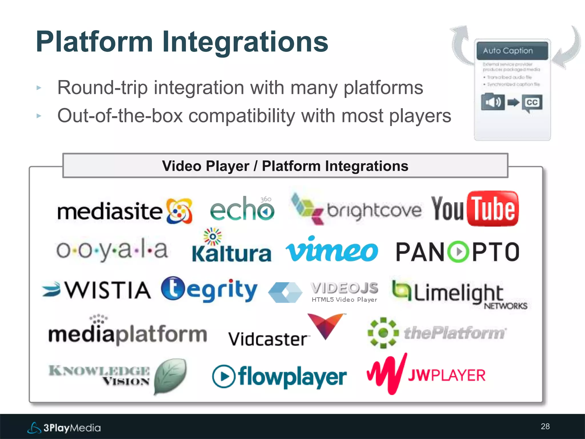 Quick Start to Captioning Webinar: 08-28-2014 | PPT