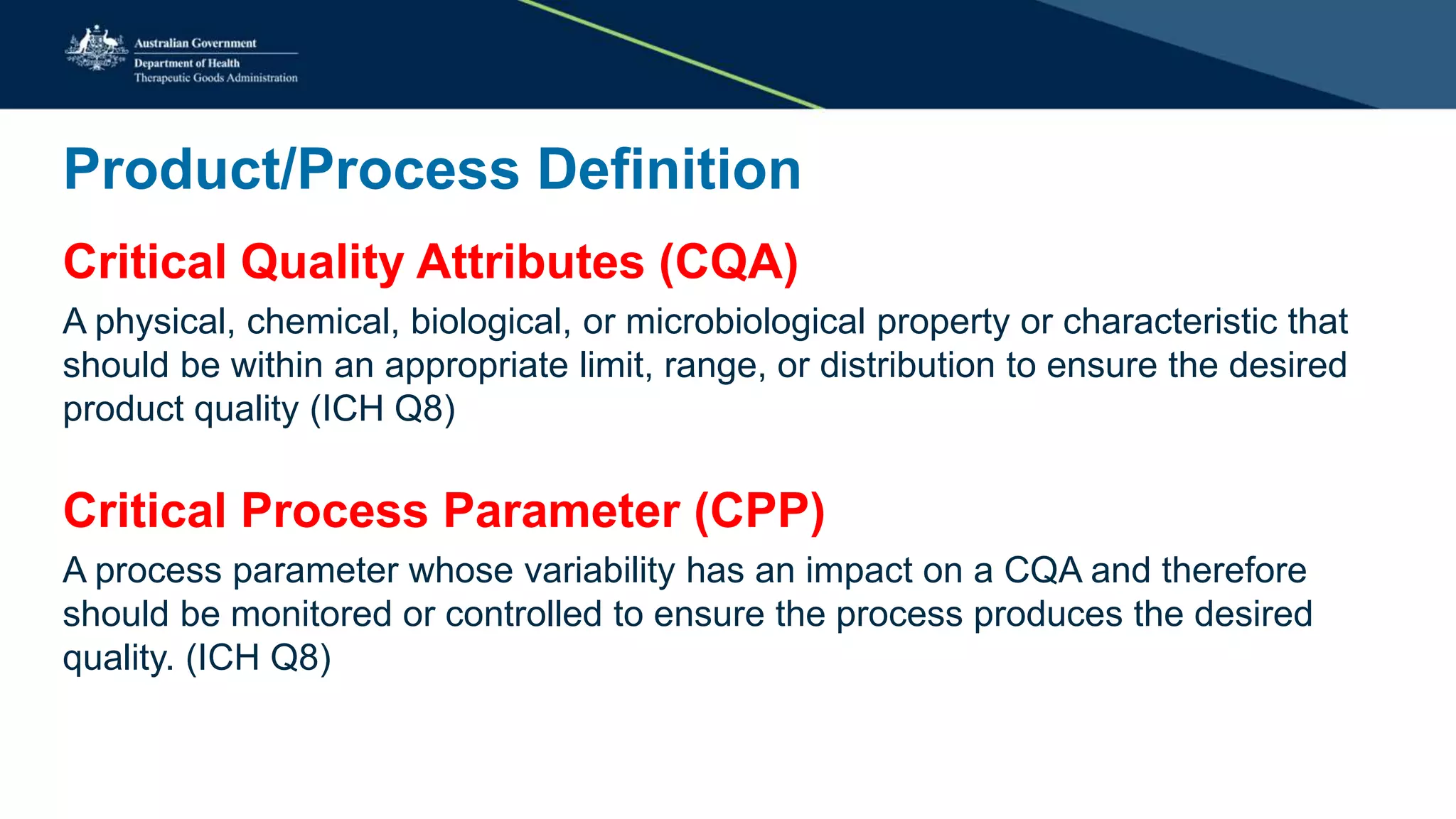 Presentation: Quality risk management issues | PPTX