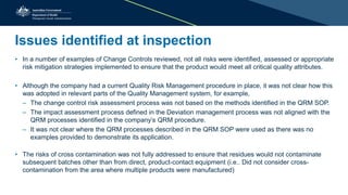 Presentation: Quality risk management issues | PPTX