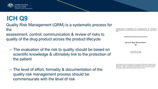 Presentation: Quality risk management issues | PPT