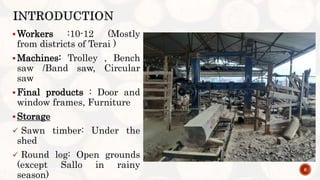 Presentation on sawmill | PPTX