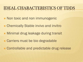 Treatment of breast cancer by TDDS | PPT