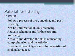 Presentation reading and listening | PPTX