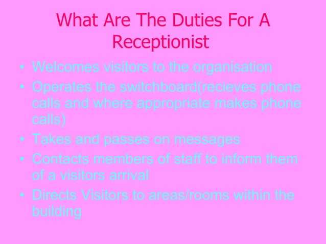 Presentation Reception | PPT