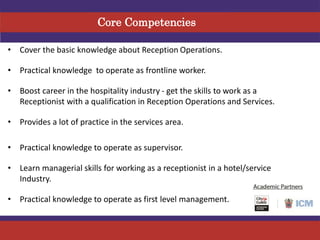 Presentation reception services | PPTX
