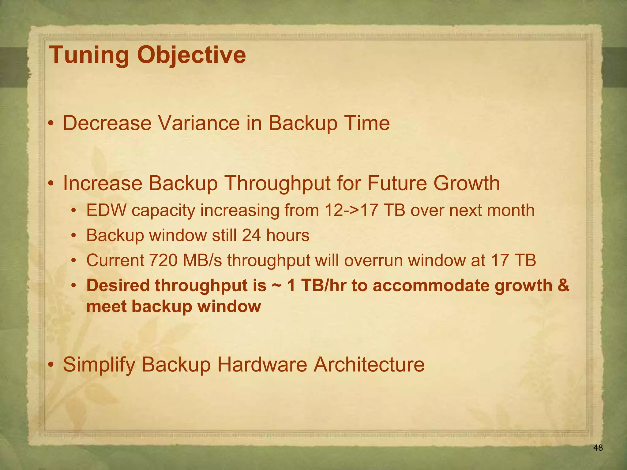 Presentation Recovery Manager Rman Configuration And Performance Tuning Best Practices Pdf