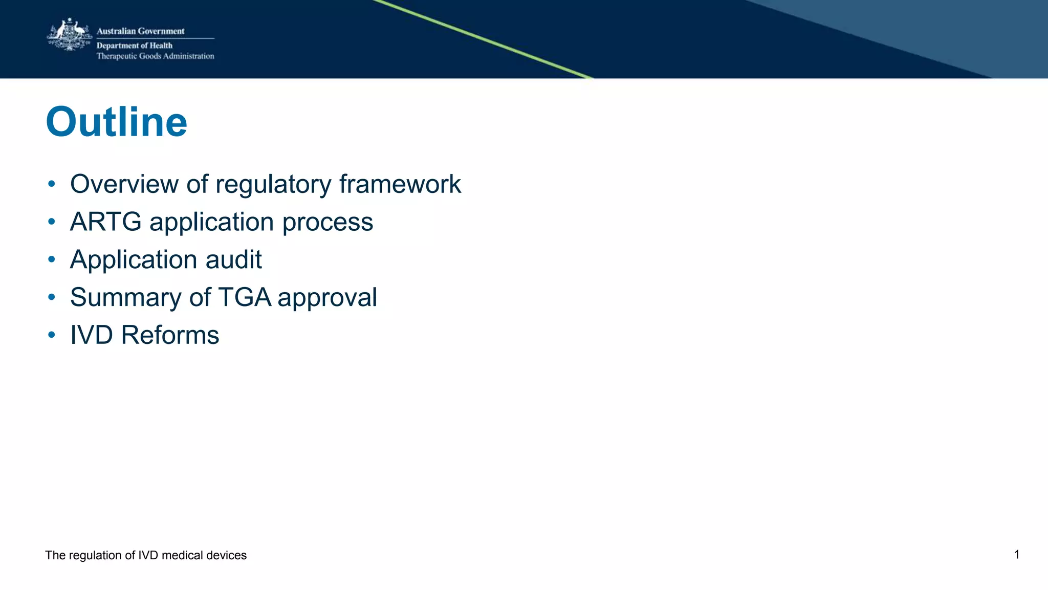 The regulation of IVD medical devices | PPTX