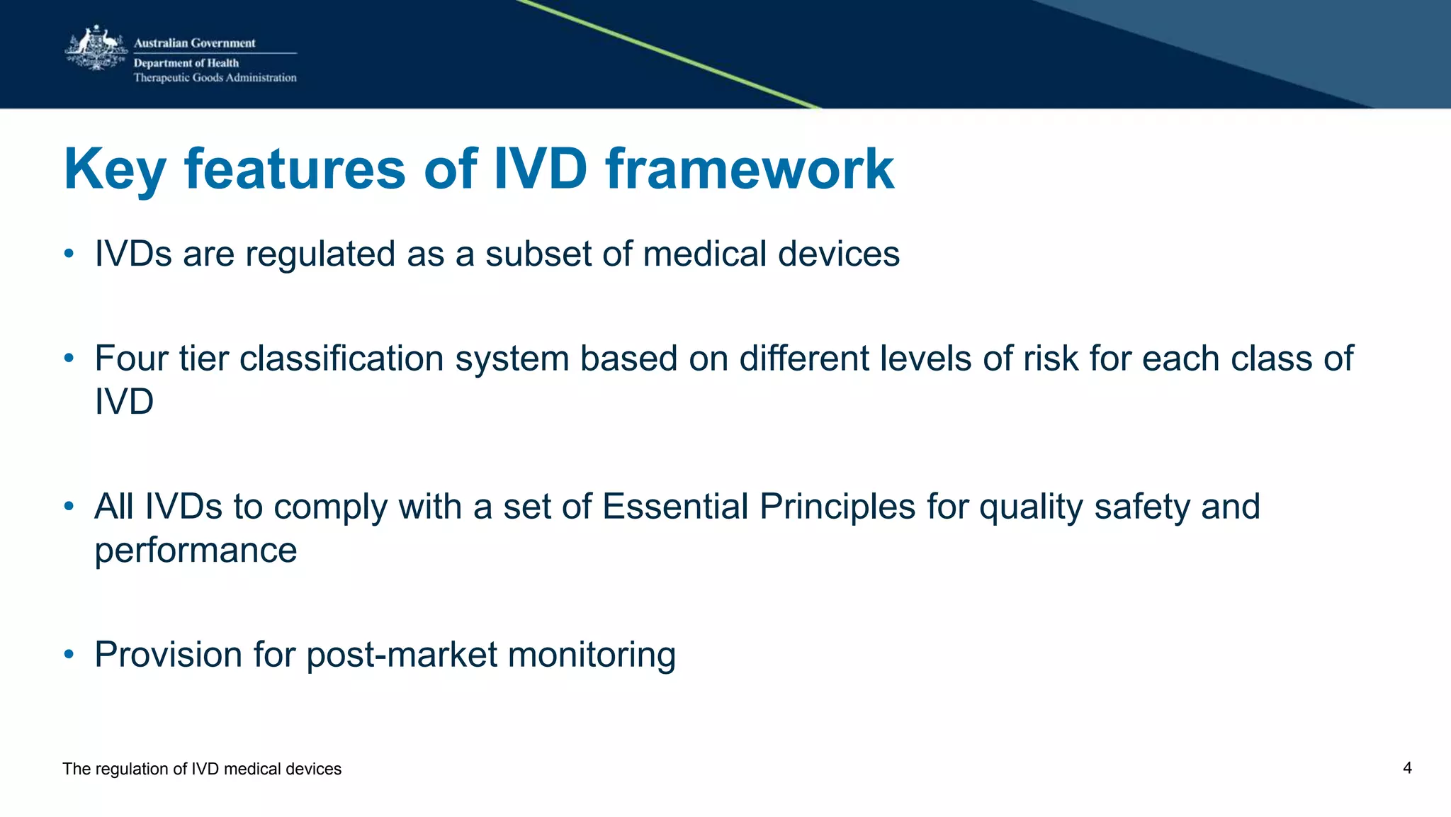The regulation of IVD medical devices | PPTX