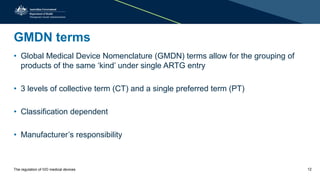 The regulation of IVD medical devices | PPTX