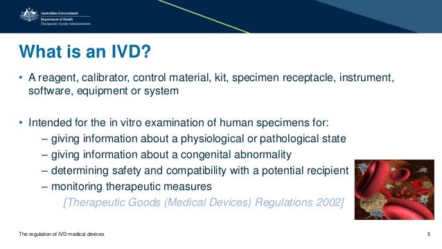 The regulation of IVD medical devices