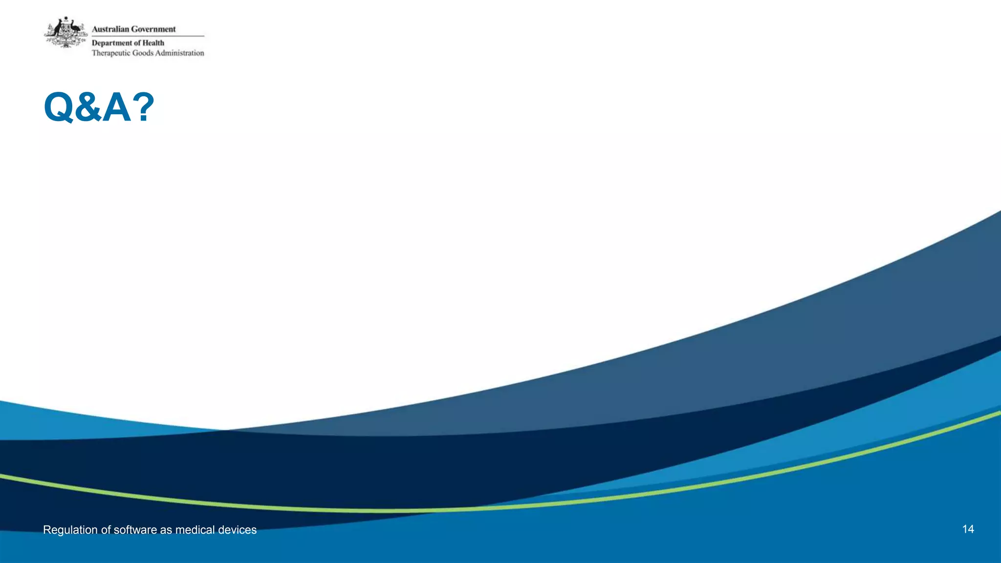 Regulation of software as medical devices | PPTX