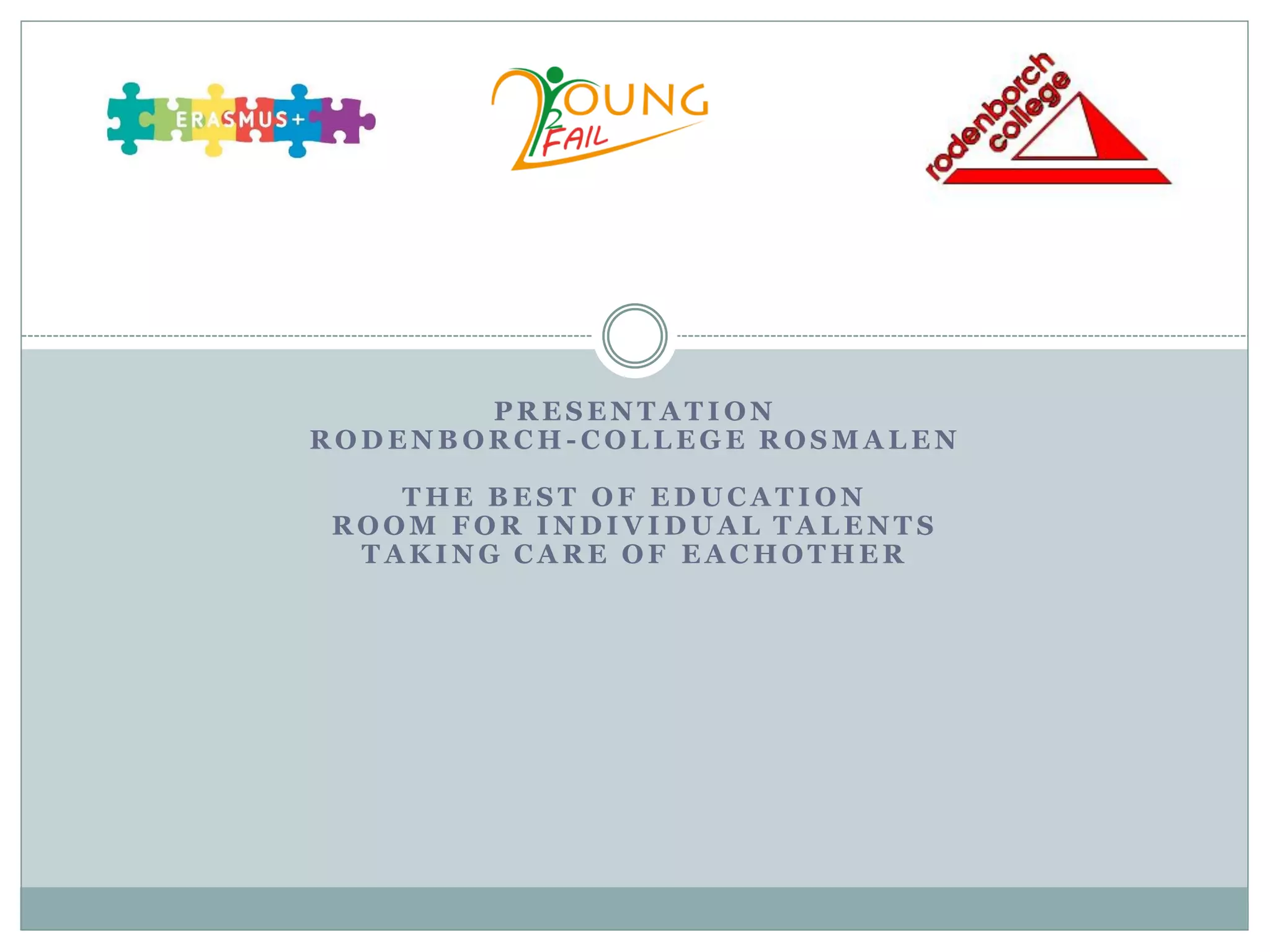 Individual Talents Taking Care of Each Other | PPT