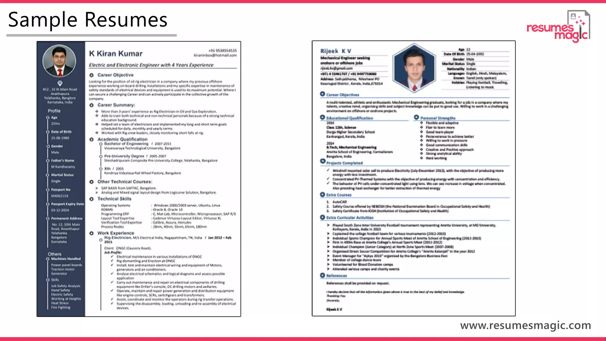 Resumes Magic- Presentation | PDF