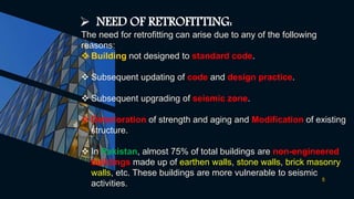 Retrofitting of buildings | PPTX