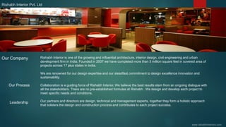 Presentation Rishabh interior & civil construction | PPT