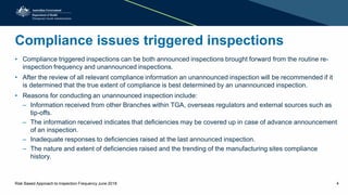 Presentation Risk Based Approach to Inspection Frequency | PPT