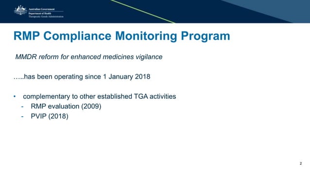 Presentation: Risk Management Plan compliance monitoring | PPTX