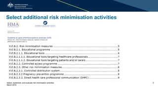 Presentation: Risk Minimisation | PPTX