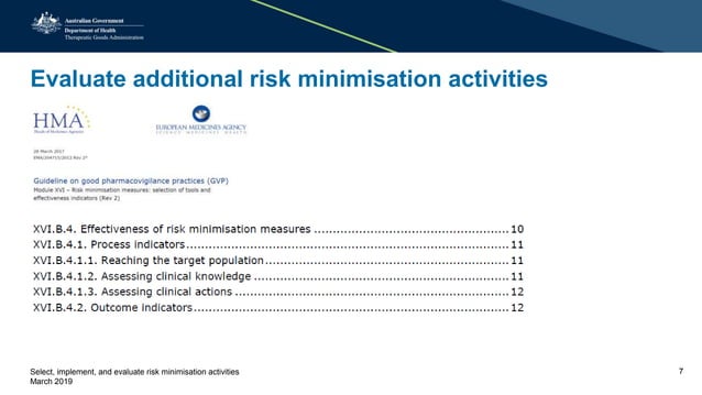 Presentation: Risk Minimisation | PPTX