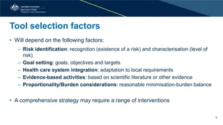 Risk minimisation activities - identification and application | PDF