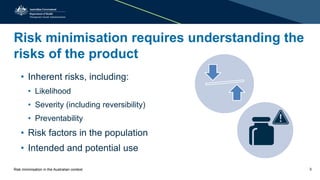 Presentation: Risk minimisation in the Australian context | PPTX