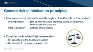 Presentation: Risk minimisation in the Australian context | PPTX