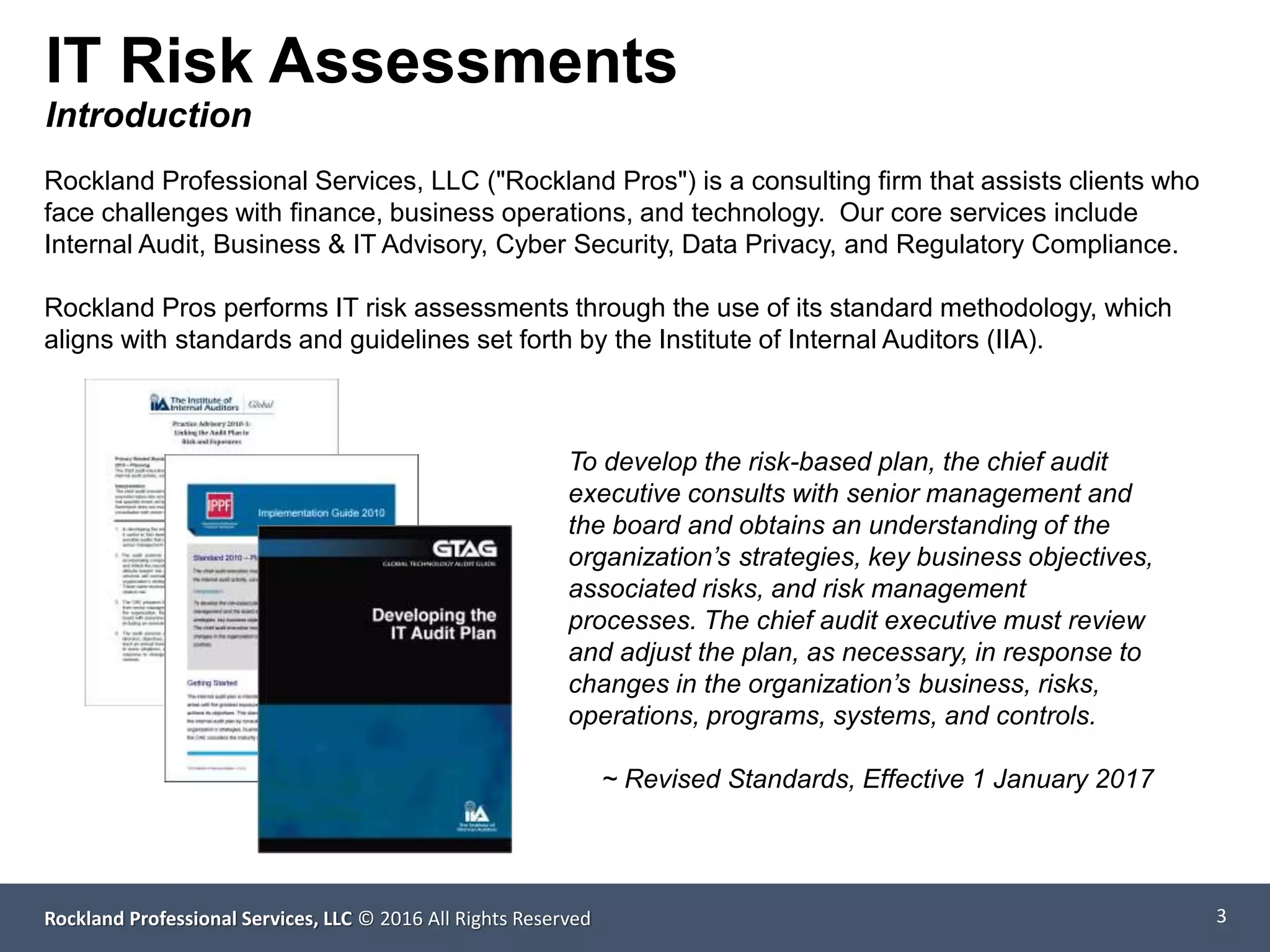 IT Risk Assessments | PPT