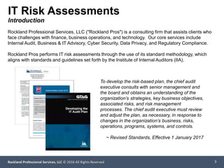 IT Risk Assessments | PPTX
