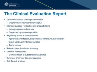 Presentation: Roundtable discussion on clinical evidence reports ...
