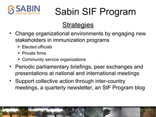 Presentation: Routes to sustainable immunization financing | PPT