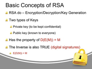 Presentation about RSA | PDF