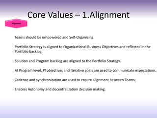 Presentation safe-core values | PPT