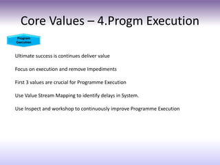 Presentation safe-core values | PPT