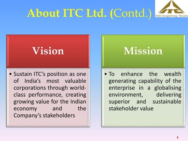 Presentation - Sales & Distribution at ITC | PPTX